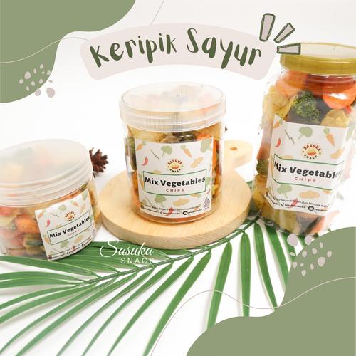 Jual KRIPIK SAYUR MIX VEGETABLES (350 ML, 500 ML, 700 ML) - 350 ml ...