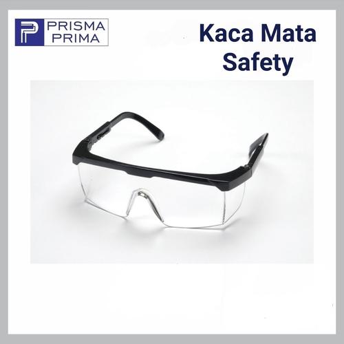 Jual Kaca Mata Safety Glass Clear Bening Kacamata Proyek Motor Lab ...