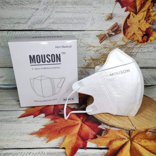 Jual Masker Mouson Duckbill Garis 4 PLY isi 50 pcs ALKINDO Disposable ...