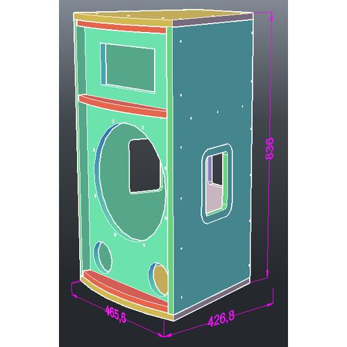 Jual Potongan Papan Box Fullrange F152 Two Ways - 15in + tweeter - Kab ...