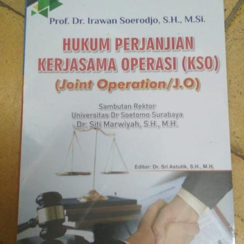 Jual Hukum Perjanjian Kerjasama Operasi KSO Joint Operation Irawan Soerodjo - Jakarta Pusat ...