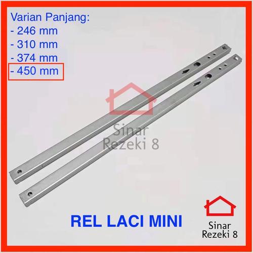 Jual Rel Laci Mini Slide 45 cm / 450 mm Single Track Meja Keyboard ...