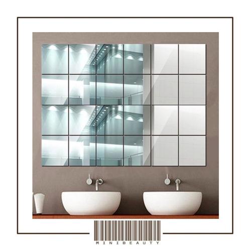 Jual stiker cermin dinding sticker dekorasi kaca mirror wall sticker ...