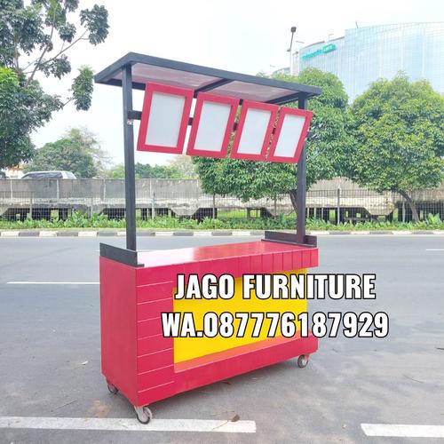 Jual BOOTH MURAH / GEROBAK CONTEINER / BOOTH JATI BELANDA / GEROBAK ...