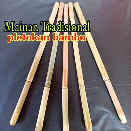 Jual Pletokan bambu-Mainan tradisional-Pistol/Tembakan Bambu siap pakai ...