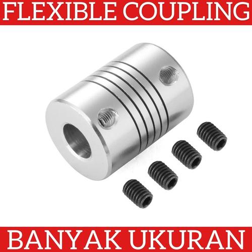 Jual Flexible Shaft Coupler Coupling 3D Printer Laser CNC Banyak Ukuran ...
