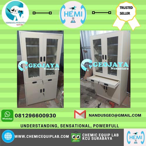 Jual LEMARI GLASSWARE LEMARI PENYIMPANAN ALAT LABORATORIUM HPL - Kab. Sidoarjo - Chemic Equip ...