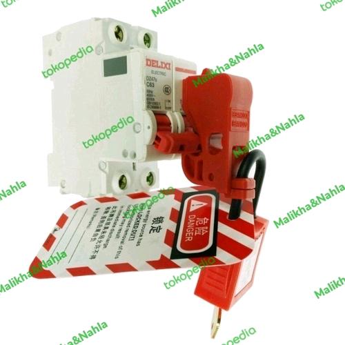 Jual LOTO Electric Switch Lockouts Tagout Universal Mini Circuit ...