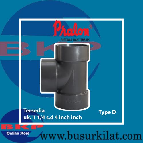 Promo Tee / Fitting T Pvc Pralon Abu 1 1/4 s.d 4 inch / Sambungan Pipa ...