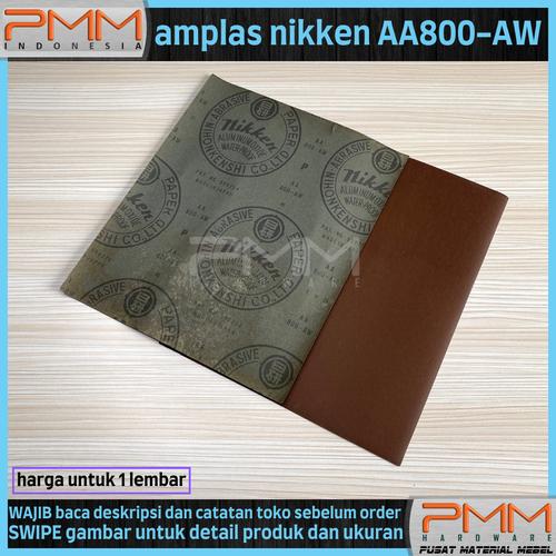 Jual amplas NIKKEN 800 | sanding paper kertas lembaran pasir gosok ...