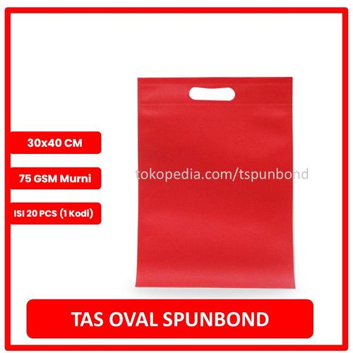 Jual Goodie Bag Spunbond Oval Ukuran 30x40 Kodian - Banyak Warna ...