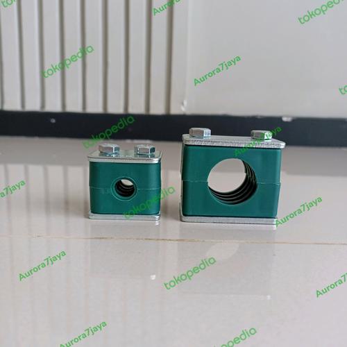 Jual Klem pipa hidrolik / pipe clamp hydraulic 18mm 20mm 22mm 25mm 27mm ...