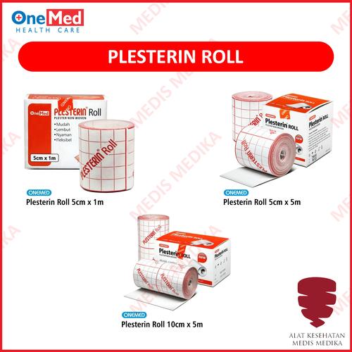 Jual Plesterin Roll Onemed Plester Luka Alat P3K Non Woven Plester ...