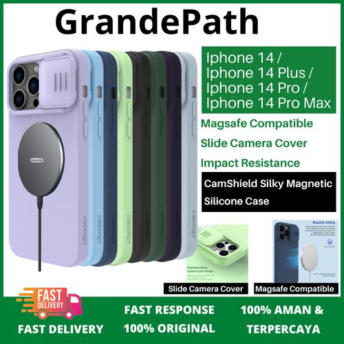 Jual Case Iphone 14/Plus/Pro/Pro Max NILLKIN CamShield Silky MagSafe ...