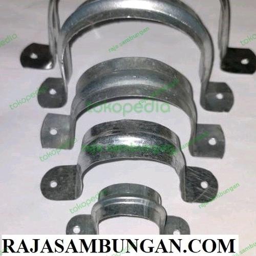 Jual Klem Sadel 1/2 inch Clamp Pipa Paralon Besi Penjepit Tiang Dinding ...
