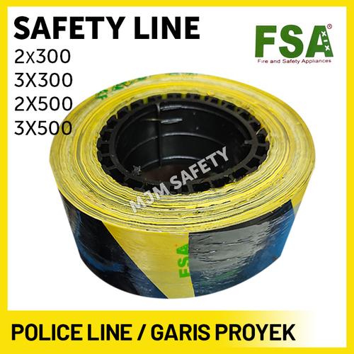 Jual FSA Safety Police Line Garis Pembatas Polisi Proyek KUNING HITAM ...