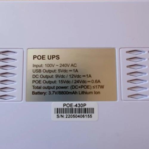 Jual Mini DC UPS 9V/12V dg LAN POE Port Backup Router, Modem, CCTV dll ...