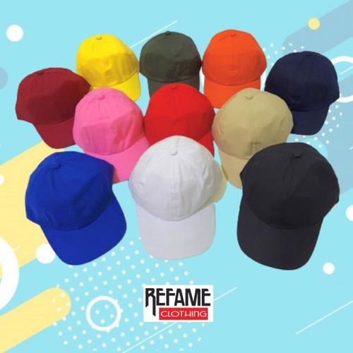 Jual Topi Polos Baseball Pria Wanita Hitam Original Premium - Plastik ...