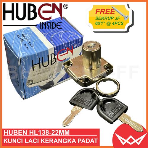 Jual KUNCI LACI/LEMARI HUBEN KERANGKA PADAT HL138-22MM - Kota Surabaya ...