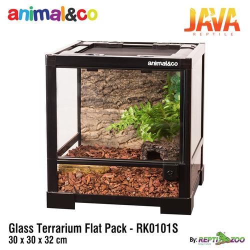 Jual Animal&co Glass Terrarium 30x30x32cm by Reptizoo RK0101S - Kota Tangerang - Java Petco ...