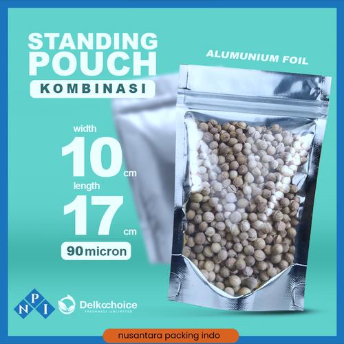 Jual STANDING POUCH ZIPLOCK ALUMINIUM CLEAR 10CM X 17CM - Kota Bekasi ...