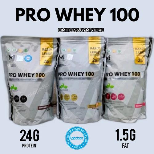 Jual M1 Pro Whey 100 2 lbs Protein BPOM Halal by Muscle First Prowhey ...