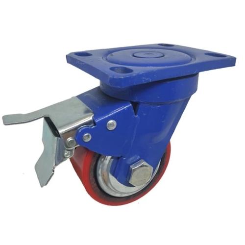 Jual Roda PU Extra Heavy Duty 4 inch Rem - Jakarta Barat - ABADI RODA ...