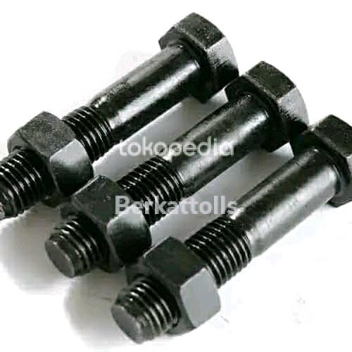 Jual Baut mur baja m10 x 100 Half Drat grade 8.8 HT kunci 17 - Jakarta ...