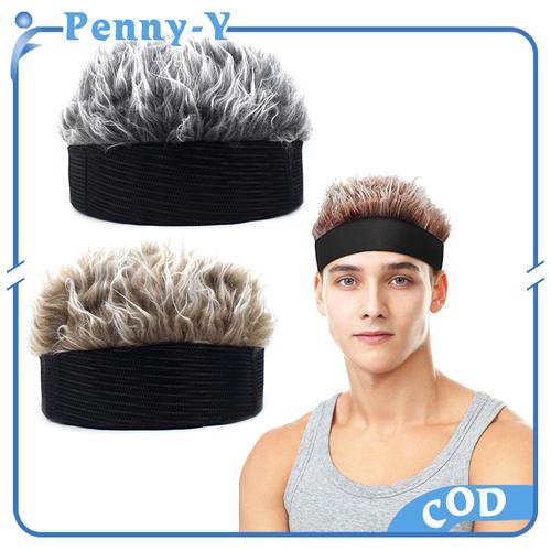 Jual Wik Rambut Pria Eropa Topi Rambut Palsu Topi Tampan Simulasi Wig ...