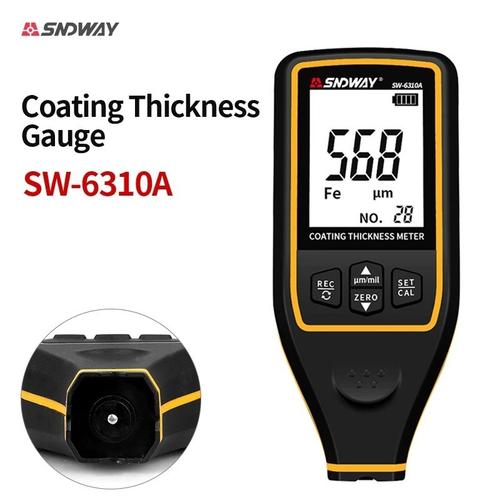 Jual Coating Thickness Meter SNDWAY SW-6310A Paint Tester Gauge SW6310A ...