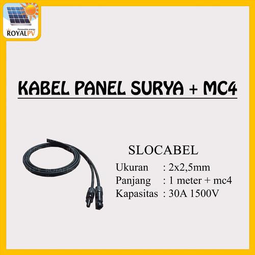 Jual Kabel panel surya solar cell solar panel 2x2,5mm 2x2.5mm mc4 ...