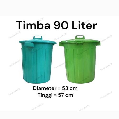 Jual TIMBA 90 Liter / TONG AIR JUMBO / TEMPAT SAMPAH JUMBO / BAK TINGGI ...