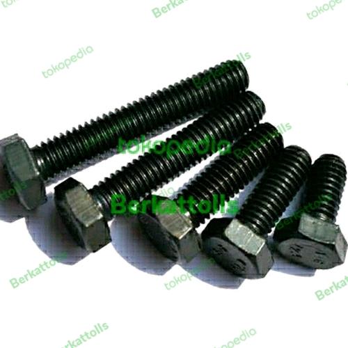 Jual baut mur baja m6x50 baja 8.8 HTB baut 10 m6 x 50 Full drat - Jakarta Utara - Berkattolls ...