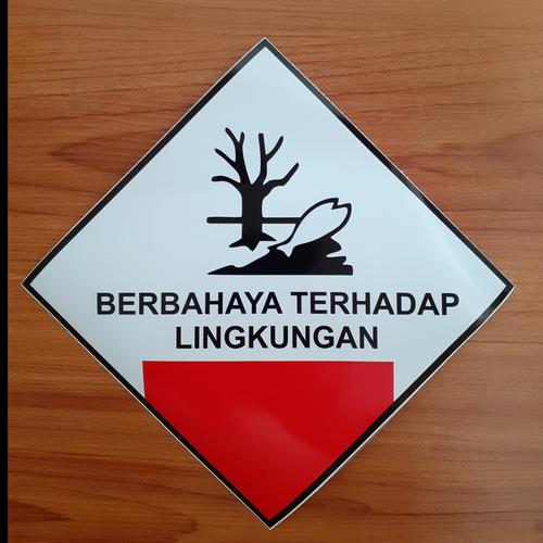 Jual STIKER RAMBU LIMBAH B3 / RAMBU BAHAYA LINGKUNG / 15 CM X 15 CM ...