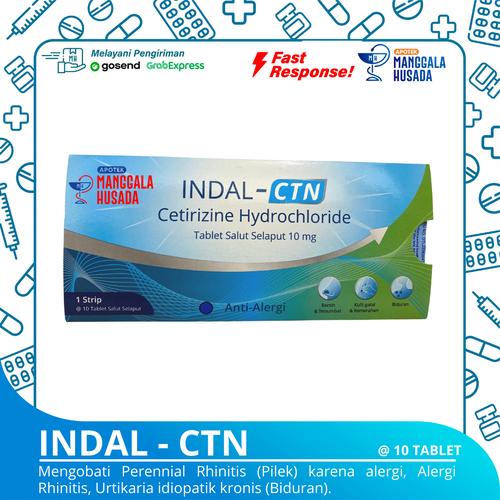 Jual INDAL - CTN TAB 10 MG PER STRIP @ 10 TABLET - Kota Palembang ...