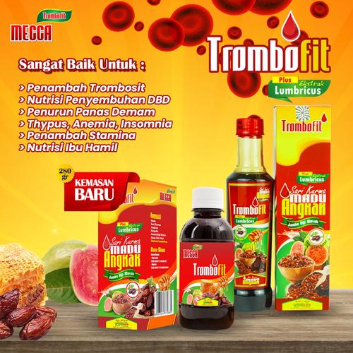 Jual Trombofit Sari Kurma Madu Angkak 460 Gram Penambah Trombosit Dll ...