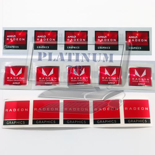 Promo Sticker Stiker Logo AMD Radeon Graphics Original - C - Kab ...