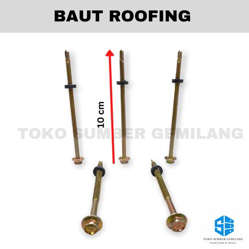 Jual Baut Roofing / Sekrup Baja Ringan/Sekrup Roofing CAMEL 100 mm (50 ...