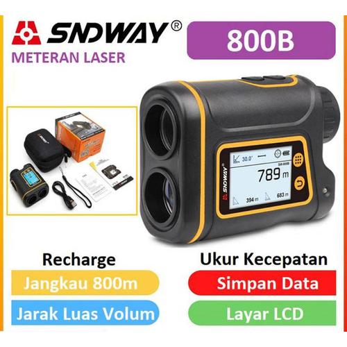 Jual Range Finder SNDWAY SW-800B Telescope 800m Laser Distance Meter ...