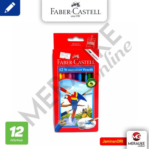 Jual Faber Castell Pensil Gambar Cat Air Parrot 12 Warna Panjang - Kota ...