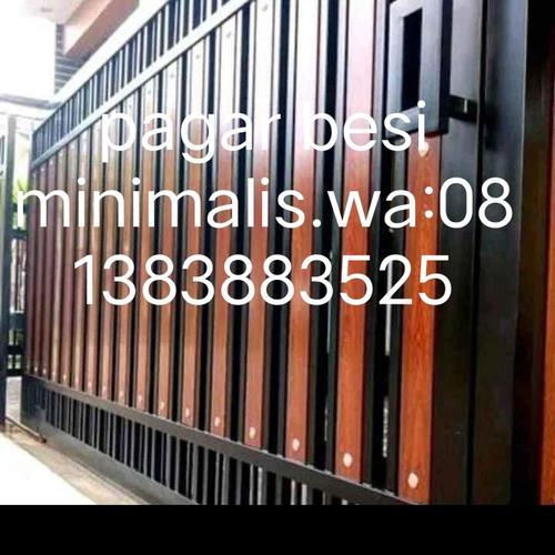 Jual pagar besi minimalis - Jakarta Barat - Nusantara indah aluminium ...