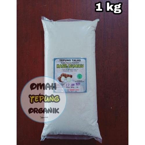 Jual Tepung TALAS Organik kemasan 1 KG/Bubuk Talas kemasan 1 KG/Talas ...