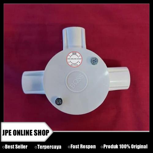 Jual T Dus / T Doos / T-Dus Cabang 3 Boss 25mm - Putih - Jakarta Pusat ...