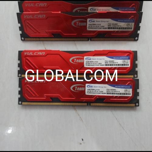 Jual ddr3 8gb 2x 4gb 2133mhz 2133 team vulcan xmp memory ram pc setara ...