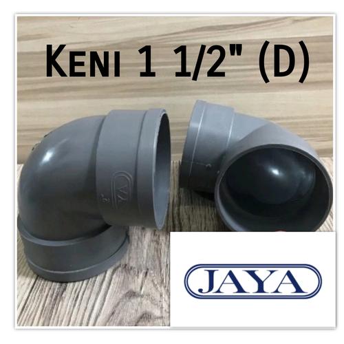 Jual Keni 1 1/2" inch D JAYA Elbow 1 1/2 Knee Kenie L Knie 1.5 inch ...