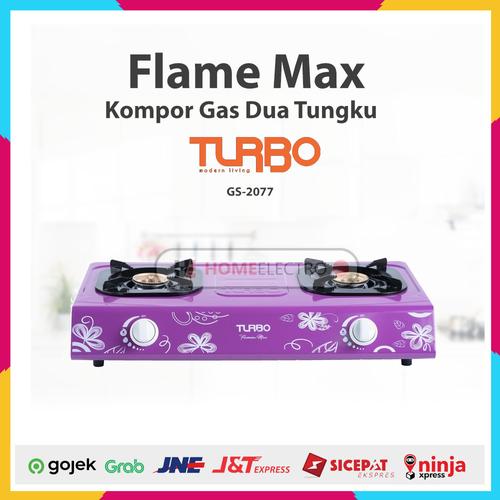 Jual TURBO Kompor Gas Dua Tungku Flame Max GS2077 GS 2077 - Hijau ...