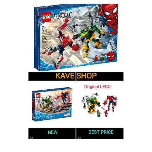 Jual LEGO 76198 : Spider-Man vs Doctor Octopus Mech Battle - Jakarta ...