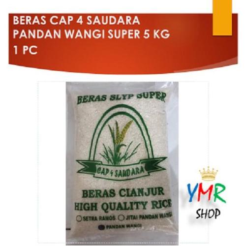 Jual Beras Cap 4 Saudara Pandan Wangi Super / Pandan Wangi Jitay ...