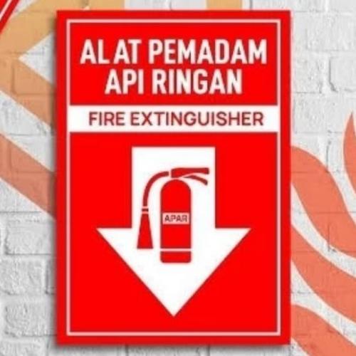 Jual STIKER VINYL ALAT PEMADAM API RINGAN APAR 15X20CM SIGN RAMBU K3 ...