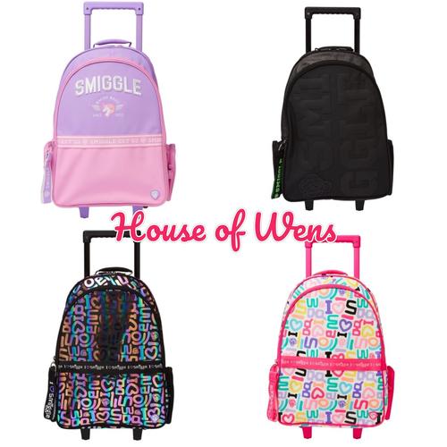 Jual SMIGGLE SMIGGLER TROLLEY BACKPACK WITH LIGHT UP WHEEL ORIGINAL ...